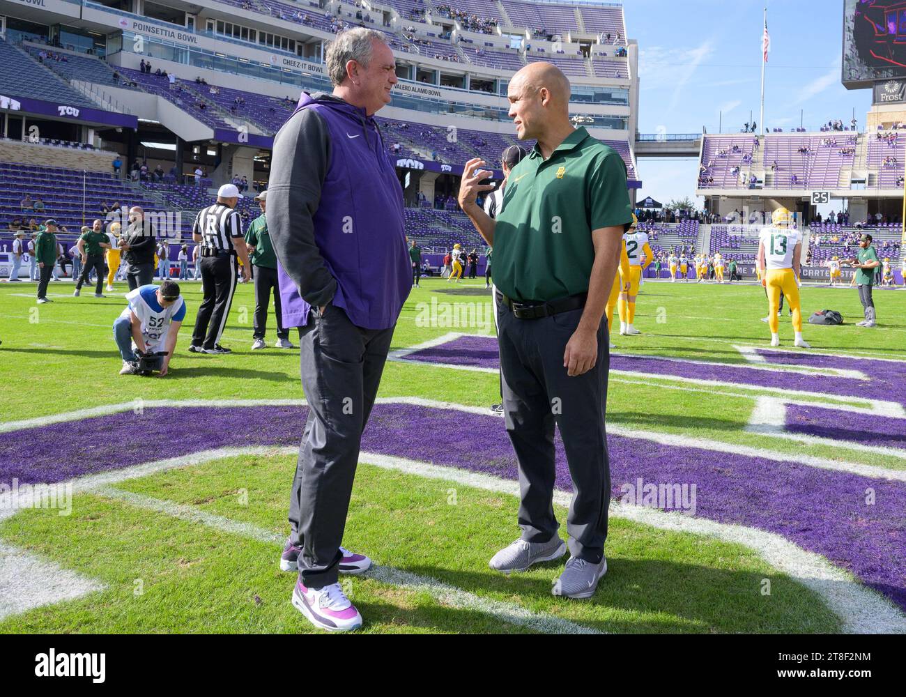 Fort Worth, USA. 18th Nov, 2023. November 18 2023: Baylor Bears head ...