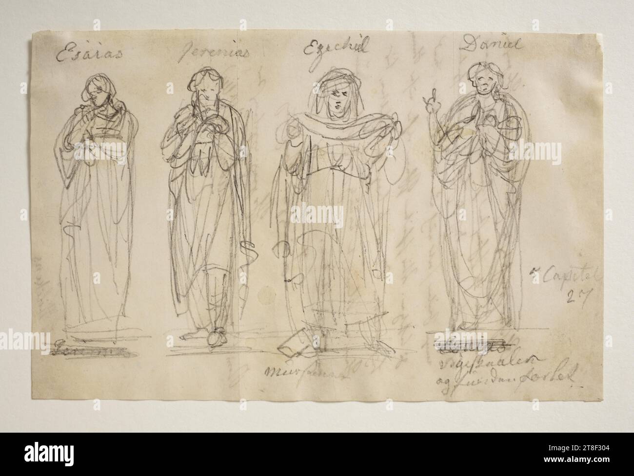 The Prophets Isaiah, Jeremiah, Ezekiel, and Daniel, Bertel Thorvaldsen ...