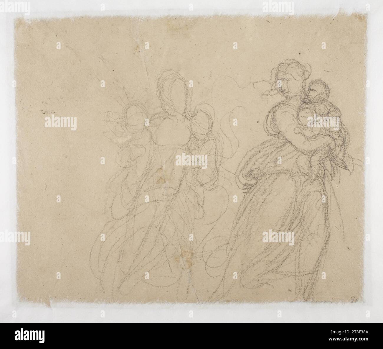 Latona (?) or a Woman who Flees from the Slaughter of the Innocents ...