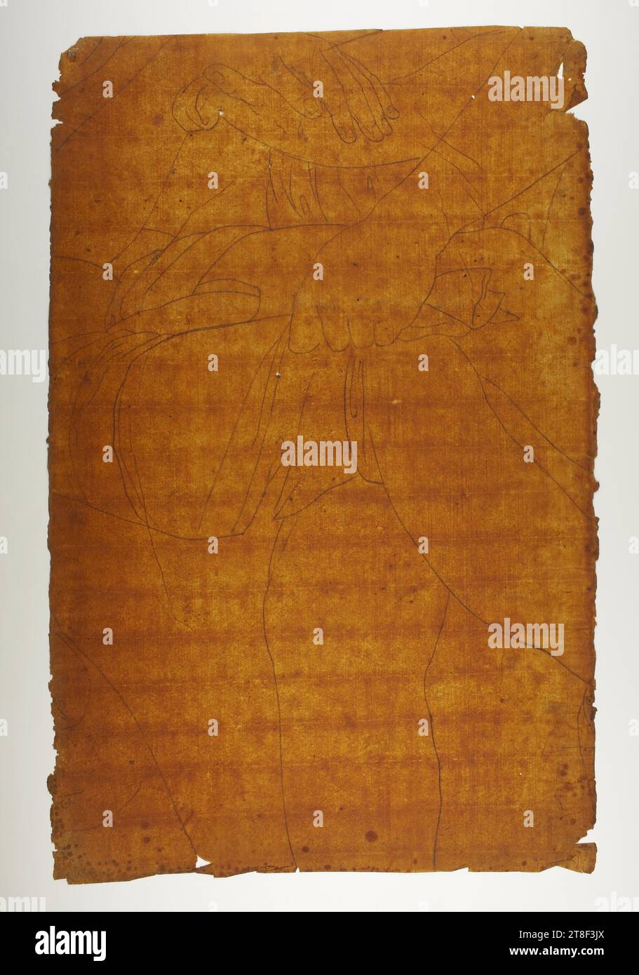 Christ Carried by his Knee, from The Entombment, Drawing, Paper ...