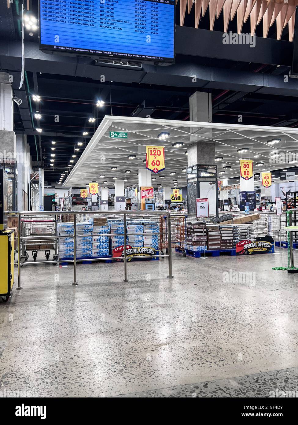 a large hardware store, tools and material. interior of home ...