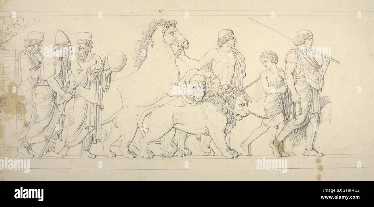Three Chaldean Astrologers, a Persian with a Lion and a Boy with a ...
