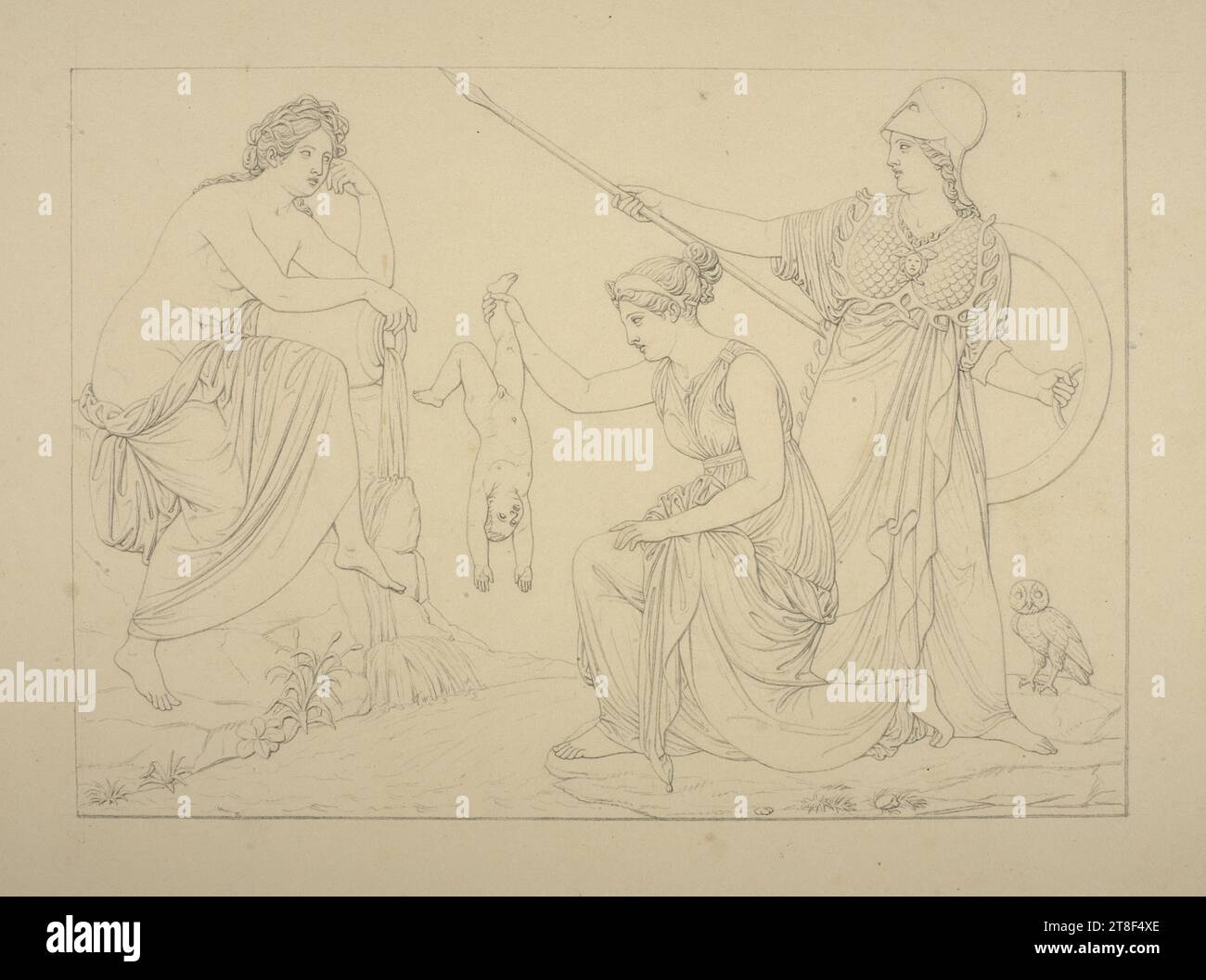 Thetis Dipping Achilles in the River Styx, No earlier than 1837 ...