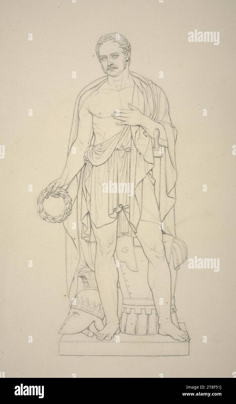 Eugène de Beauharnais, Drawing, Paper, Color, Graphite, Drawn, Height ...