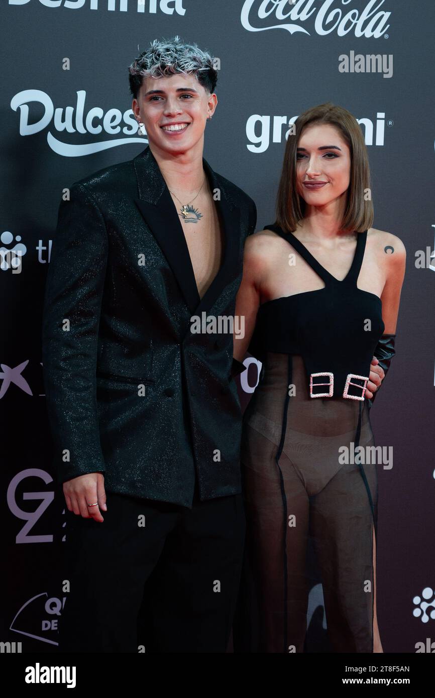 Celia Reina and Cristobal Guijorro during the first edition of Gen Z ...