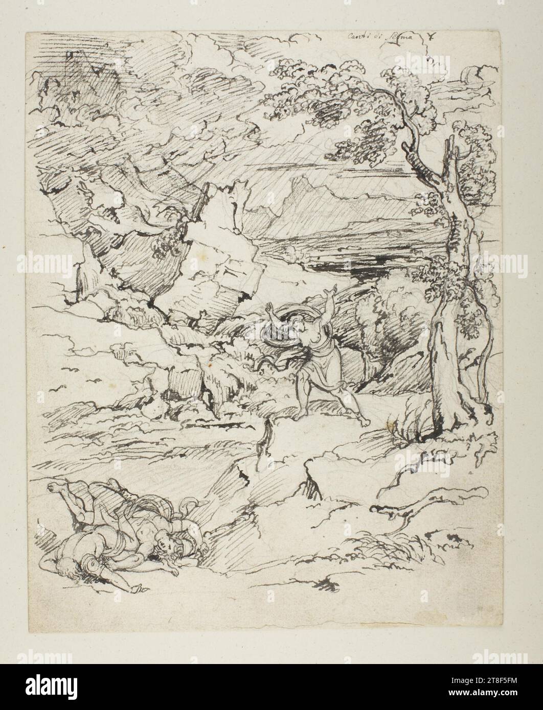 Songs of Selma, Joseph Anton Koch, 1768-1839, Ca. 1800, Drawing, Paper ...