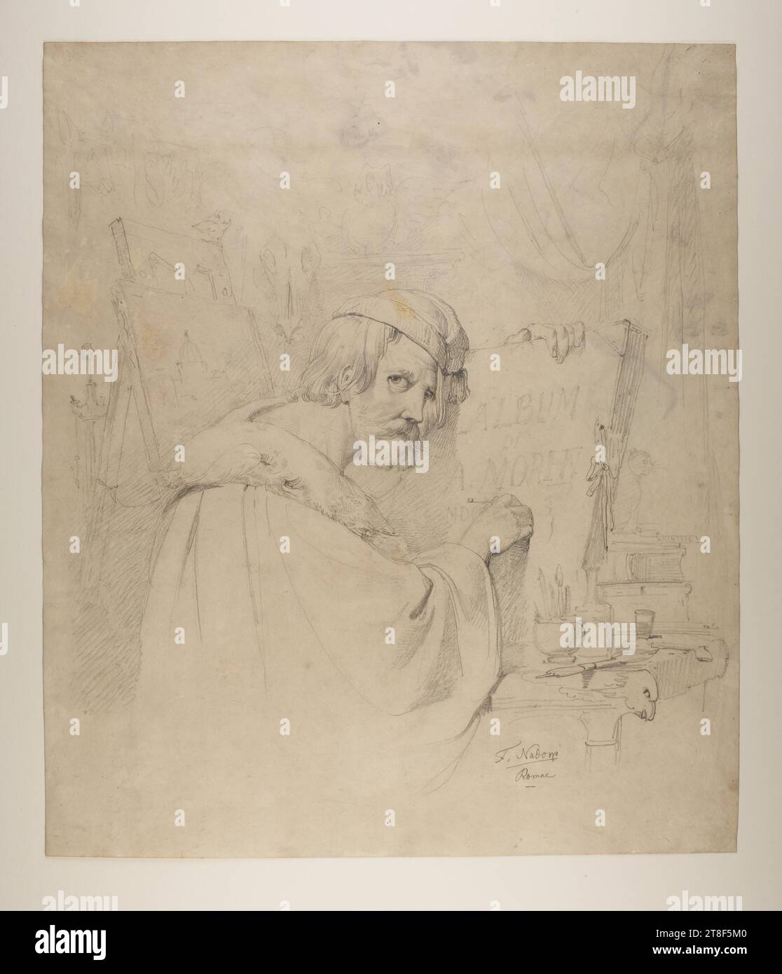 Franz johann heinrichs self portrait hi-res stock photography and ...