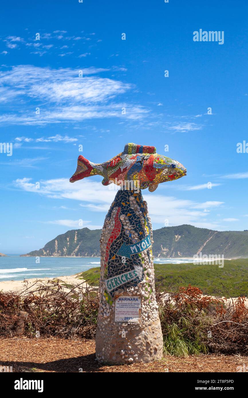 Colourful mosaic fish Swartvlei River, Sedgefield, Garden Route, South ...