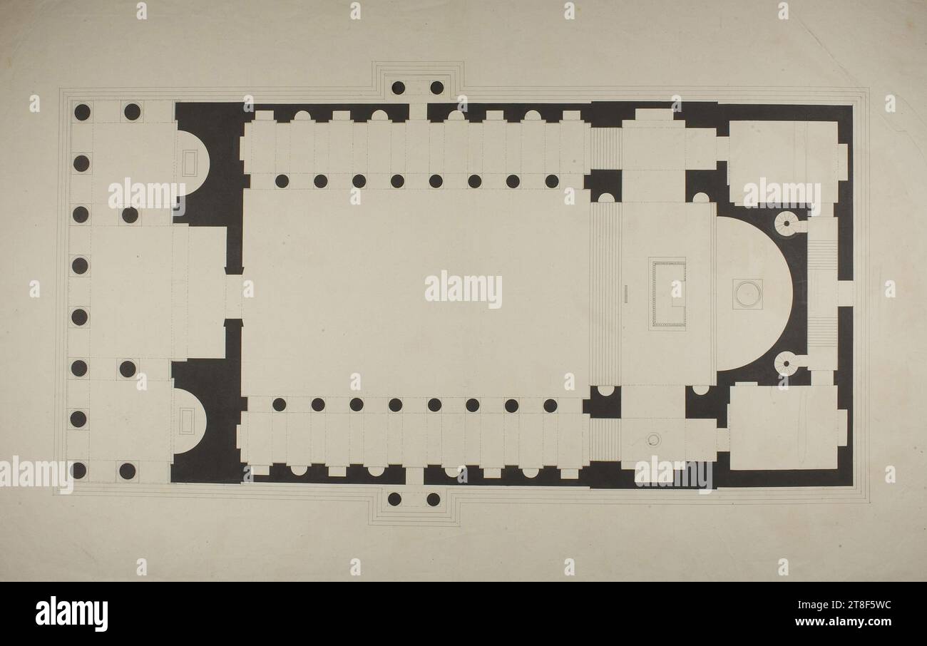 Church, Ground Plan, C.F.F. Stanley, 1769-1805, 1805, Drawing ...