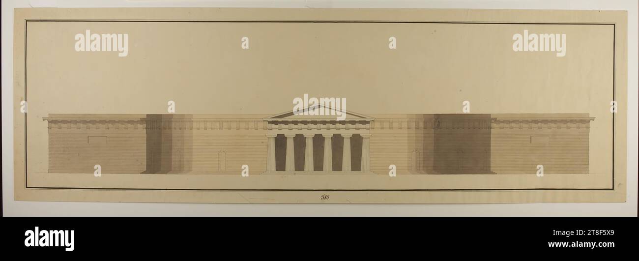 Baths, Facade with Doric Portal, C.F.F. Stanley, 1769-1805, 1805 ...