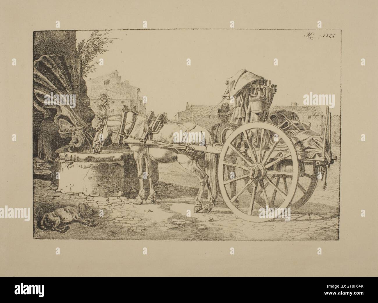 Harnessed to a cart hi-res stock photography and images - Alamy