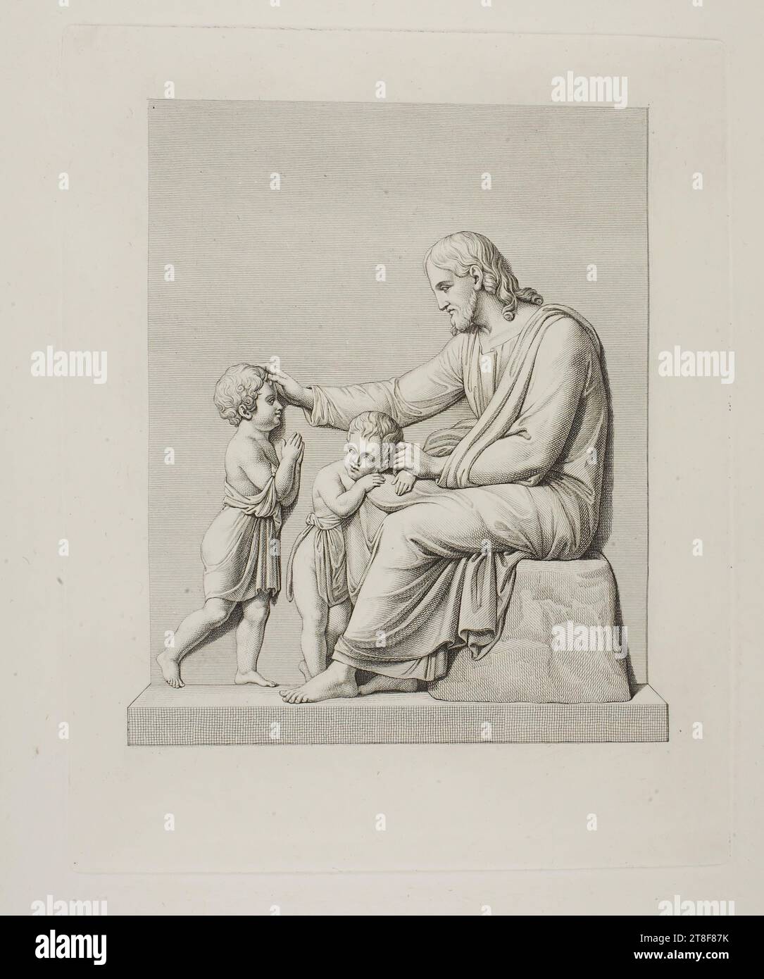 Christ blessing the children art hi-res stock photography and images - Alamy