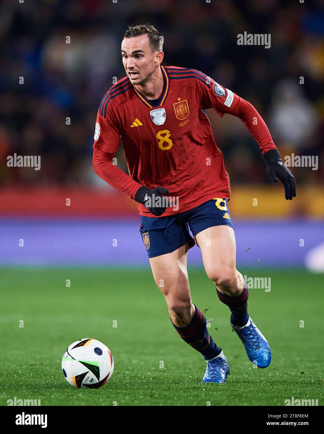 Fabian Ruiz of Spain in action during the UEFA Euro 2024 Qualifying ...