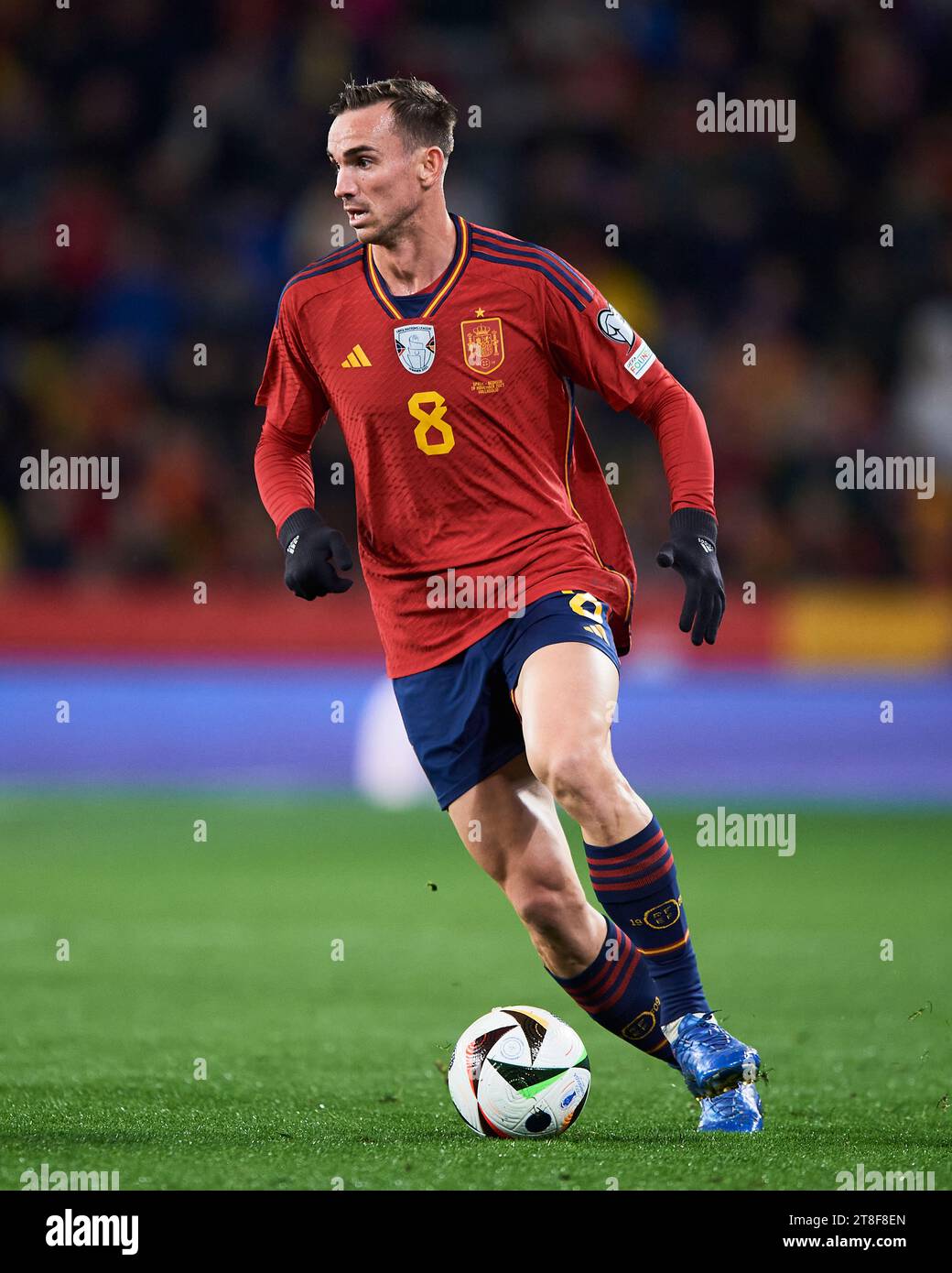 Fabian Ruiz of Spain in action during the UEFA Euro 2024 Qualifying ...