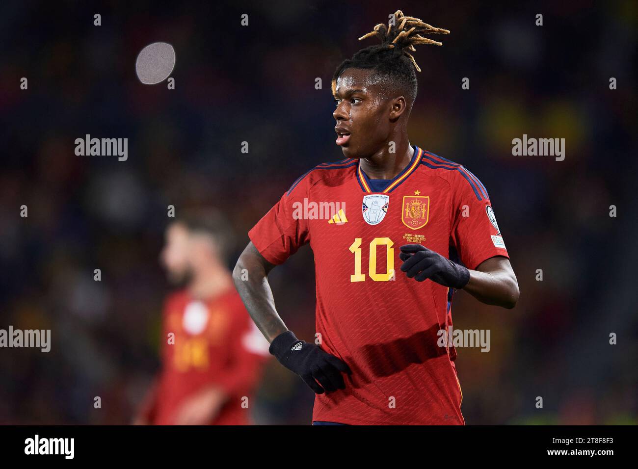 Nico Williams of Spain in action during the UEFA Euro 2024 Qualifying ...