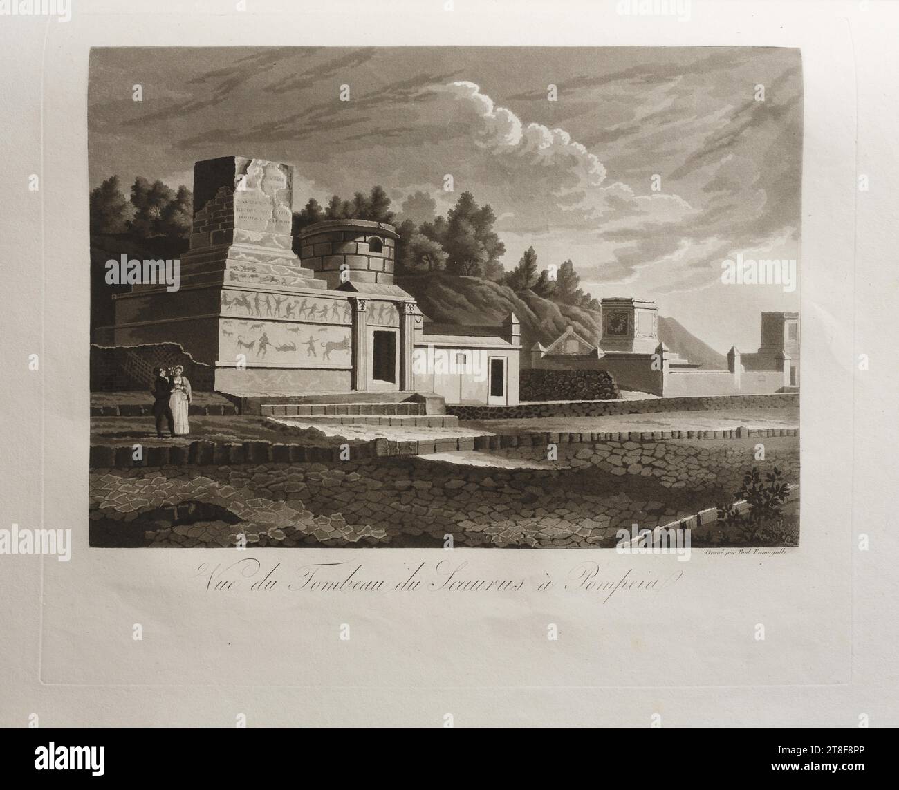 Vue du tombeau du scaurus a pompeia hi-res stock photography and images - Alamy