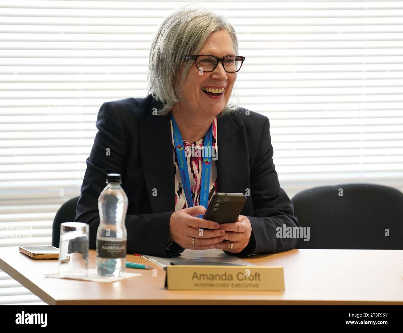 Amanda Croft , Interim Chief Executive NHS Forth Valley ahead of the ...