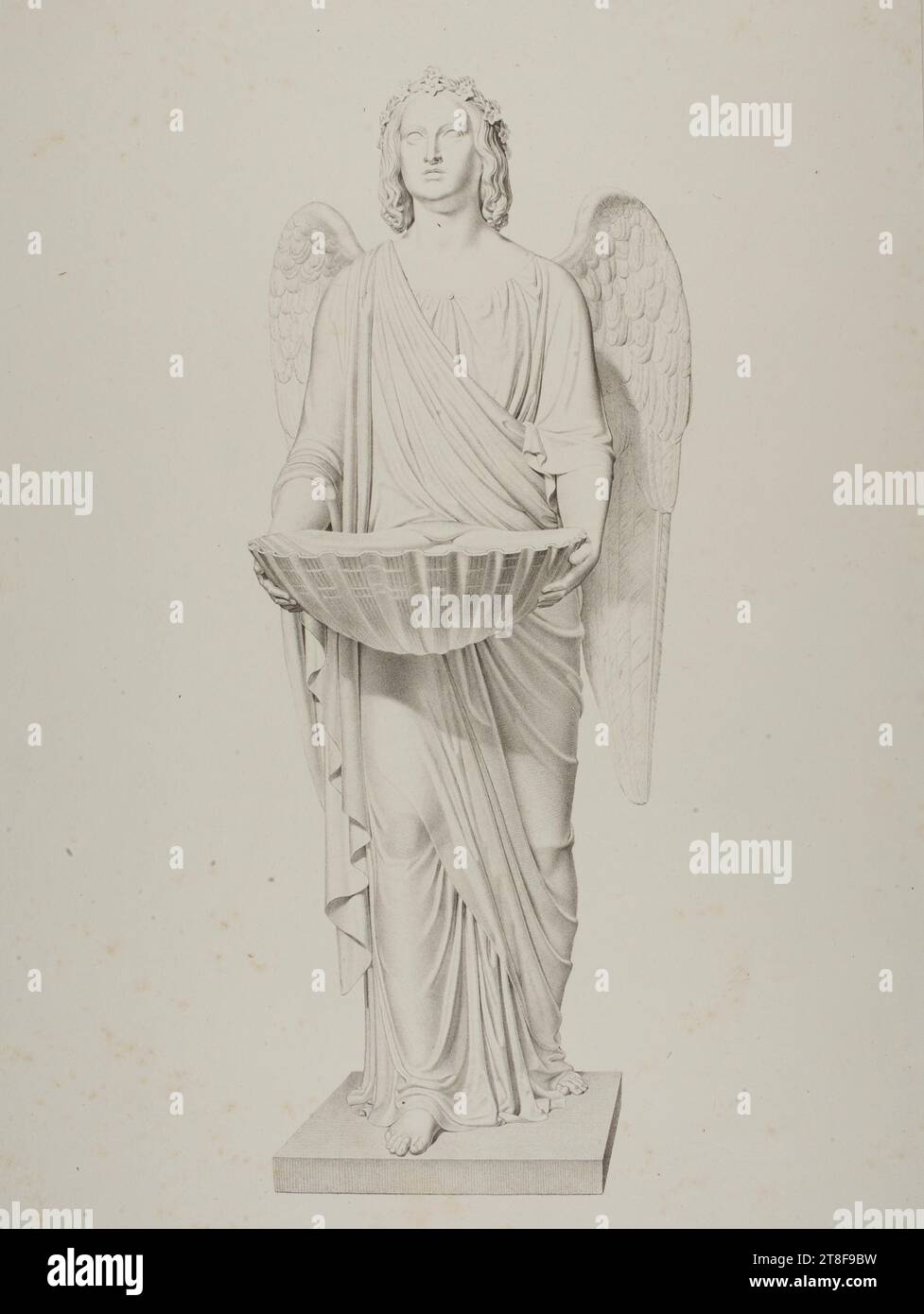 Baptismal Angel Standing, No earlier than 1823, Graphic Art, Lithograph ...