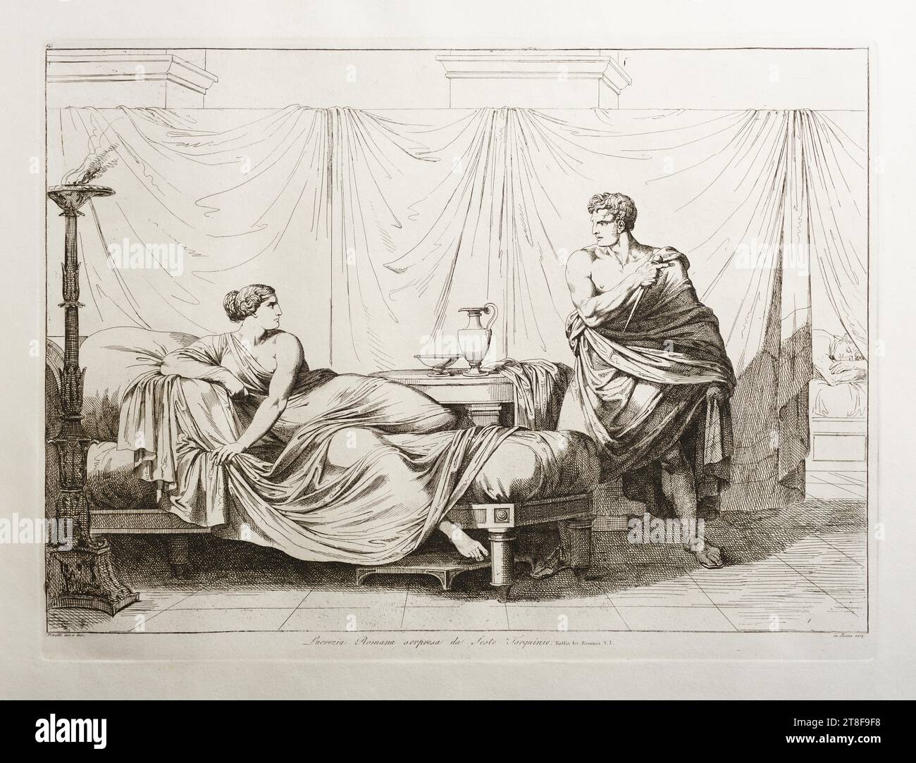 Lucrezia romana sorpresa da sesto tarquinio hi-res stock photography ...