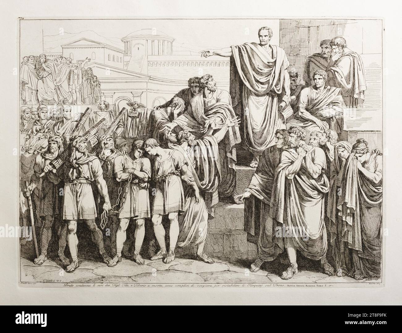 Bruto condanna li suoi due figli tito hi-res stock photography and ...