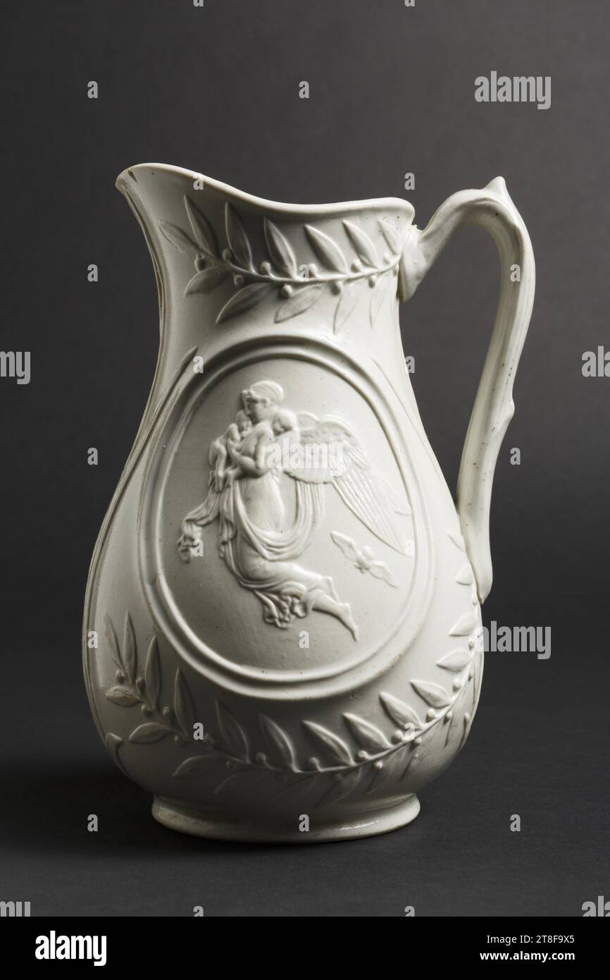 Pot with small representations, Container, Pitcher, European Stock ...