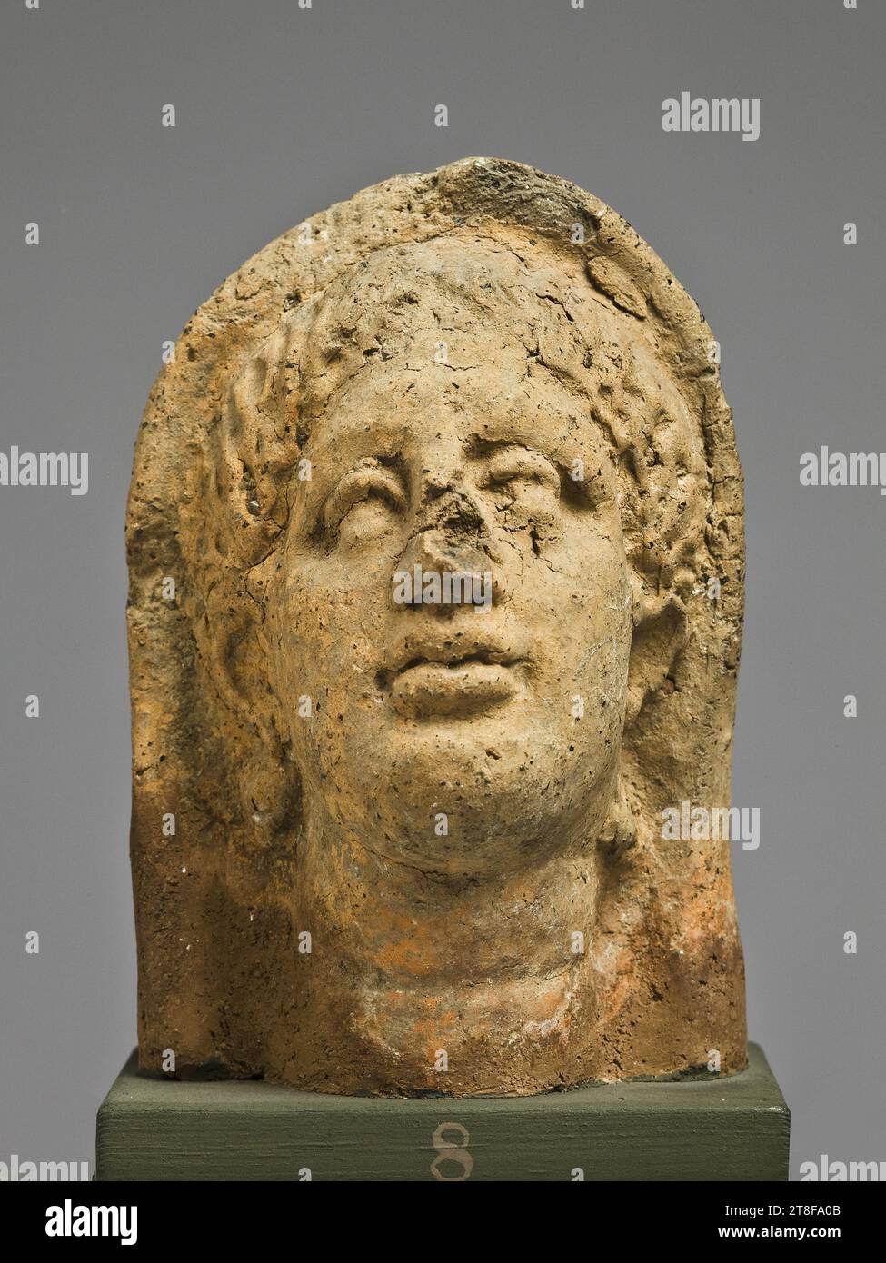 Votive head of a woman, No earlier than 300 BC, Sculpture, Votive ...
