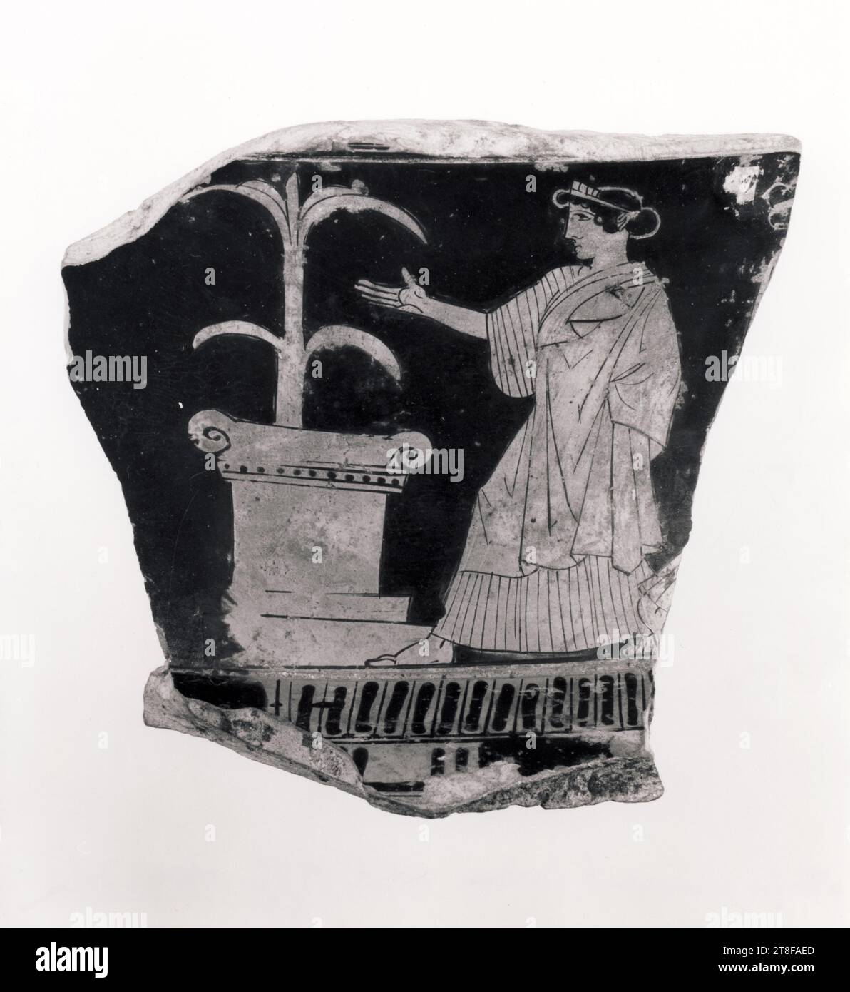 Krater with a woman and an altar, Niobidemaleren, 460 BC - 450 BC ...