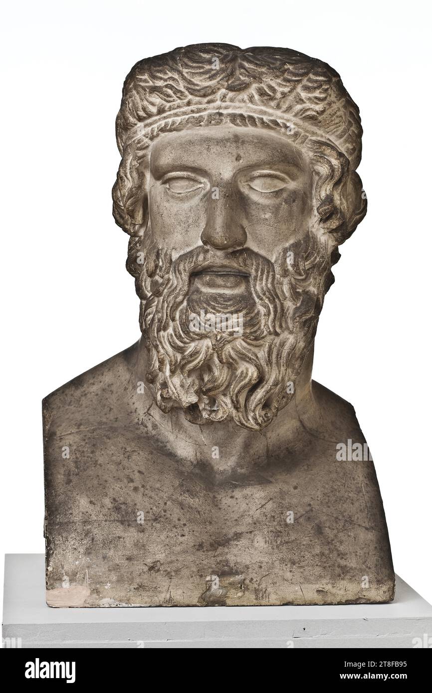 Zeus Ammon, 500 BC - 401 BC, Sculpture, Herm, Sculpture, Bust, Cast ...