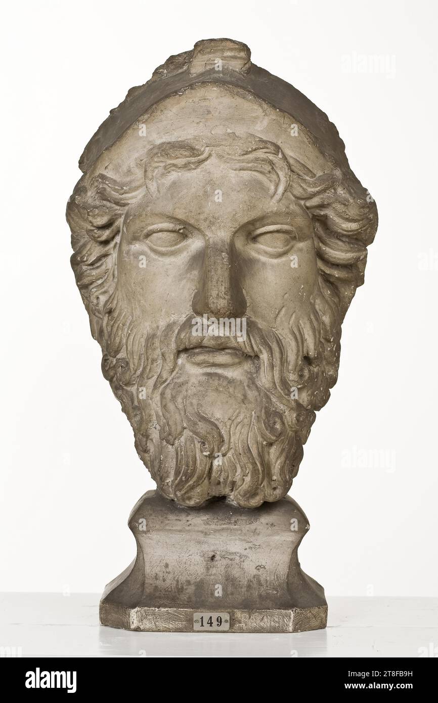 Strategus, Sculpture, Mask, Cast, Height 45 cm, Sculpture, Greek (1050 ...