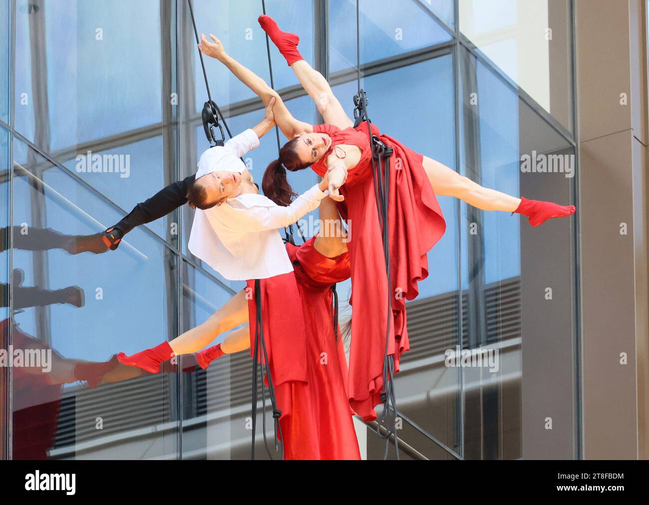 Tokyo, Japan. 20th Nov, 2023. Italian vertical dance group "Il Pisto ...