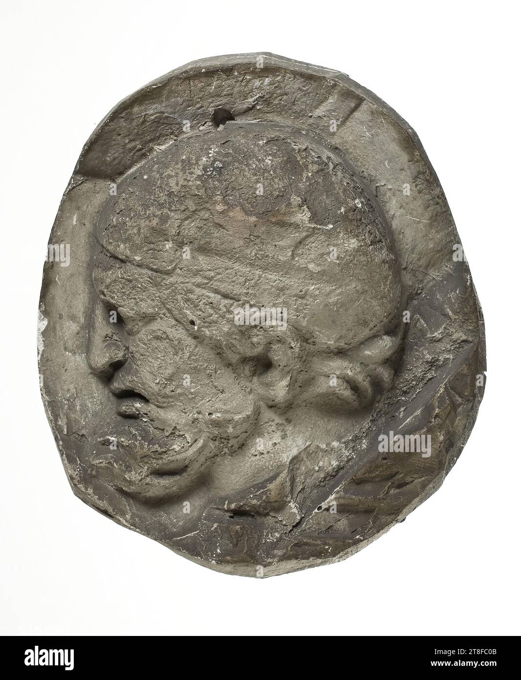 Heads of Dacian warriors wearing caps, 113, Cast, Sculpture, Roman ...