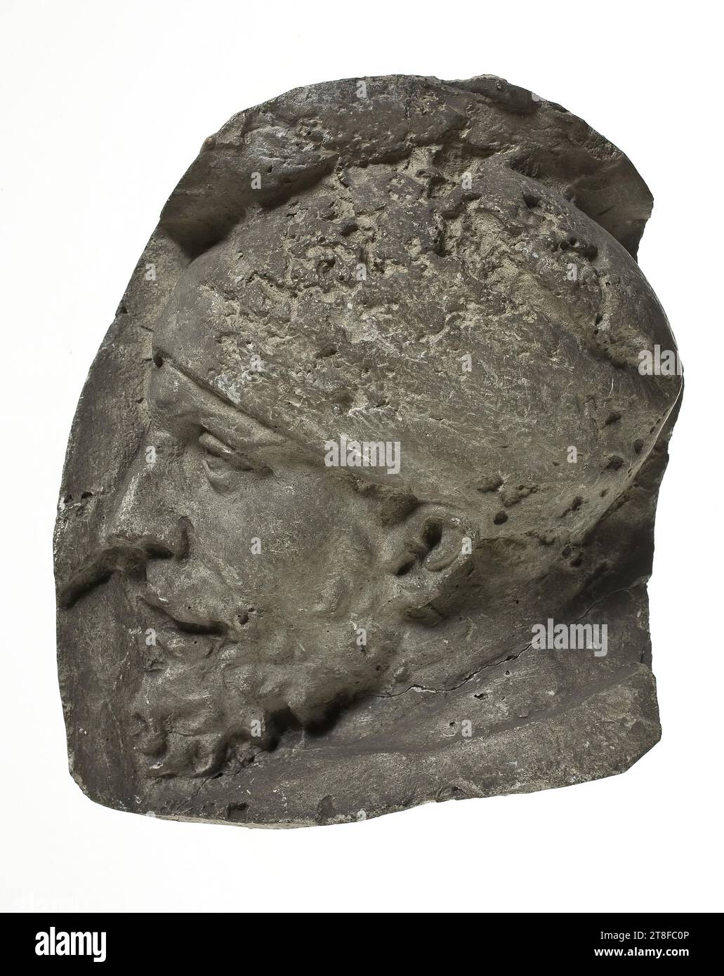 Heads of Dacian warriors wearing caps, 113, Cast, Sculpture, Roman ...