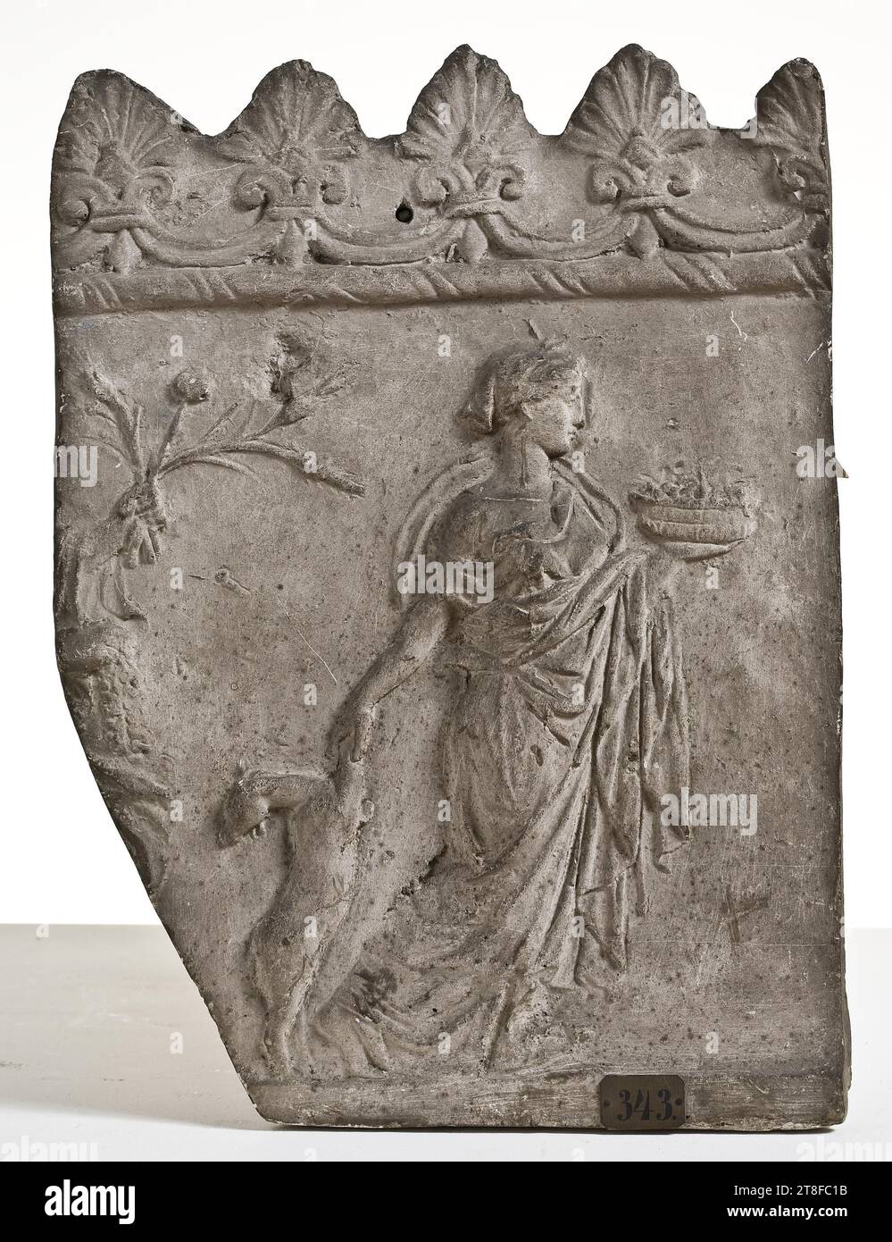 Winter hora, 99, Sculpture, Relief, Cast, Height 38 cm, Width 27.3 cm, Sculpture, Roman (753 BC ...