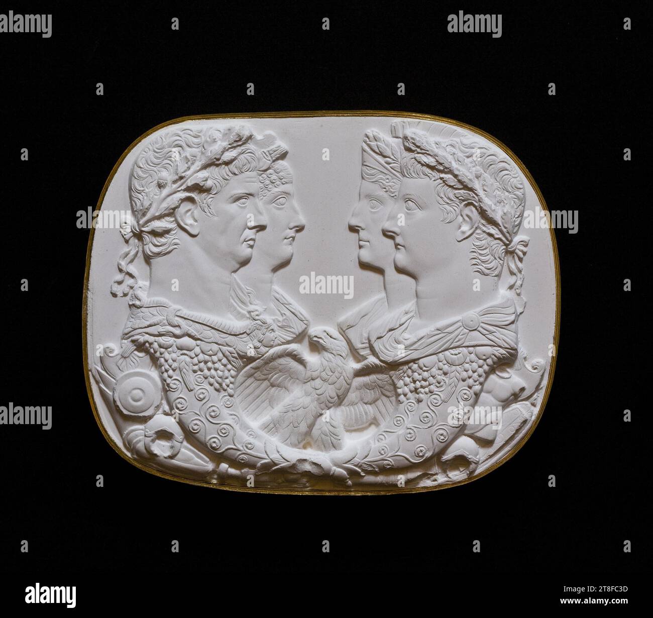 Gemma Claudia, Ca. 50, Signet Ring, Gem, Cameo, Cast, Height 15.6 cm ...