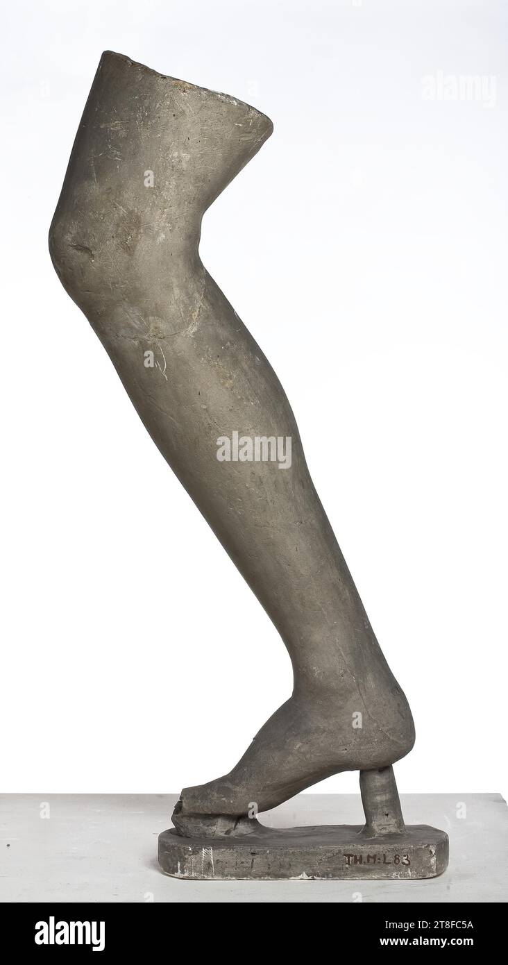 A right leg, Sculpture, Statue, Cast, Height 67 cm, Sculpture, Greek ...