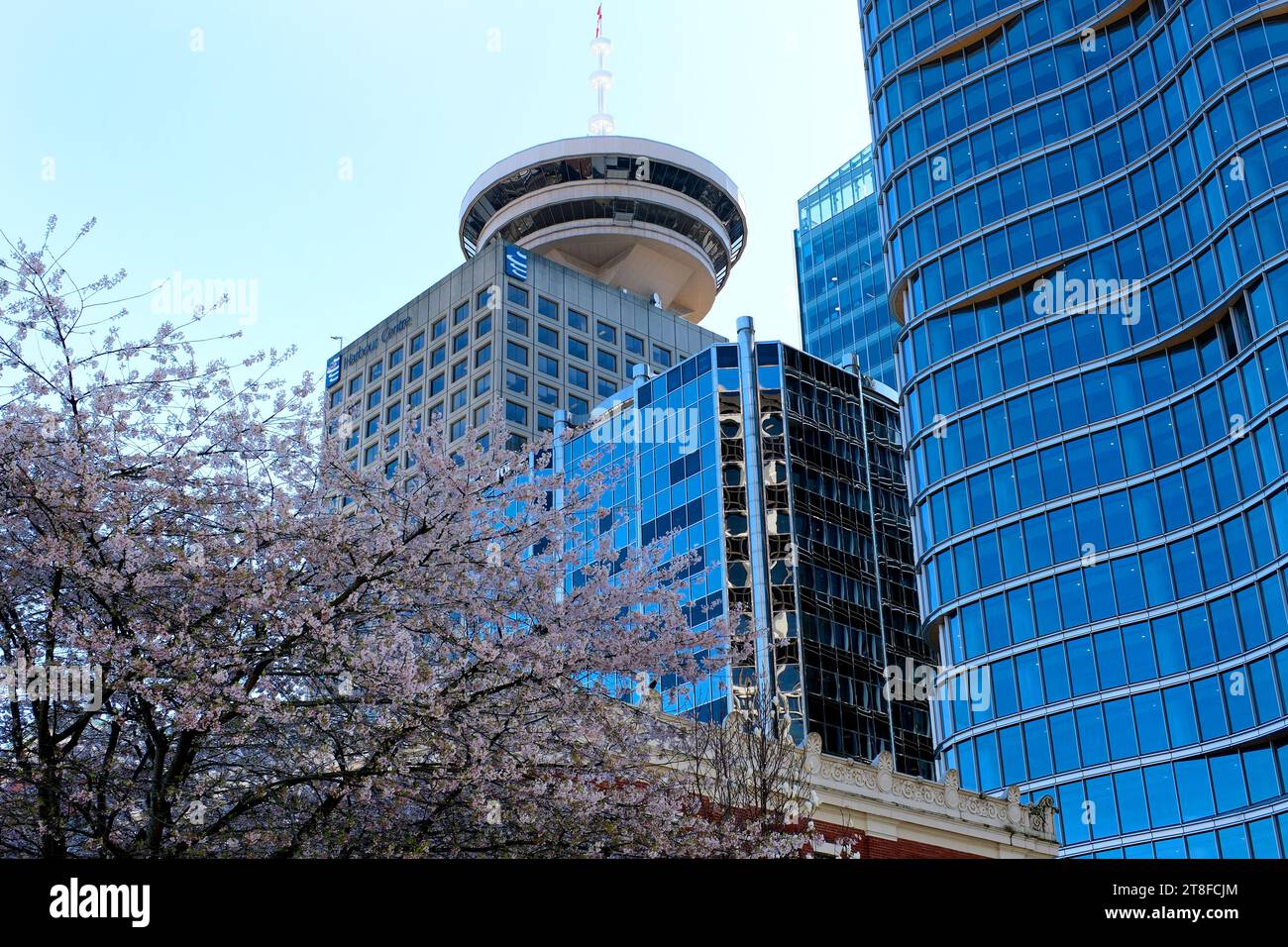 various recognizable places and attractions of Vancouver in Canada city ...