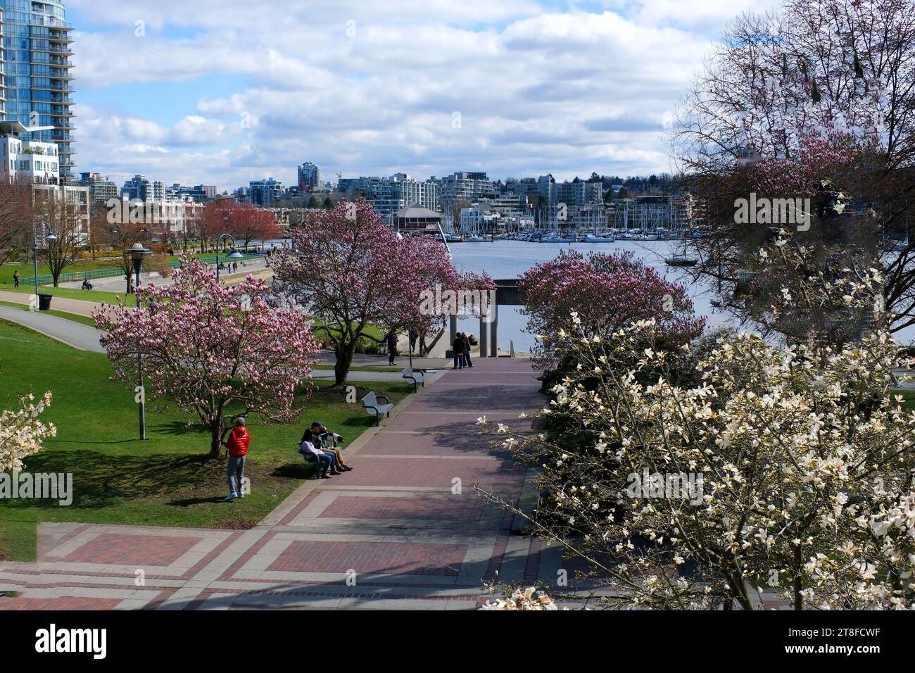 various recognizable places and attractions of Vancouver in Canada city ...