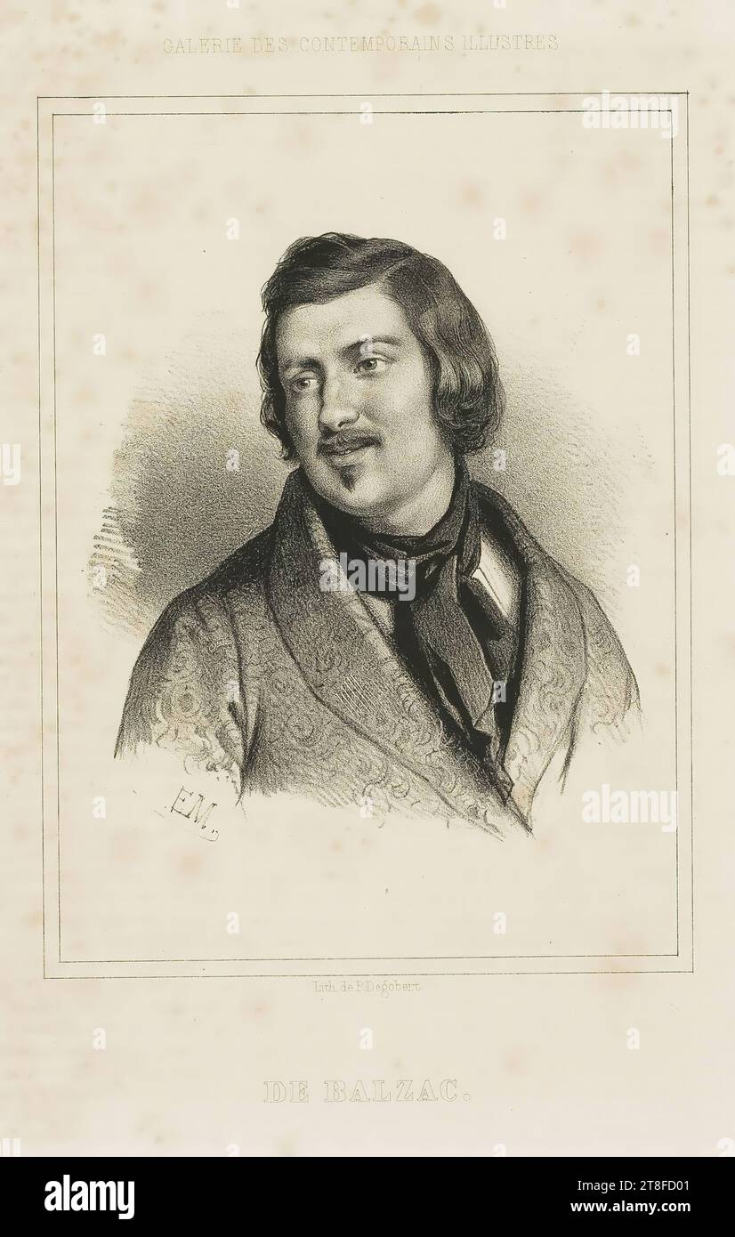 EM. GALLERY OF ILLUSTRATED CONTEMPORARIES. Lit. by P. Degobert. BY ...