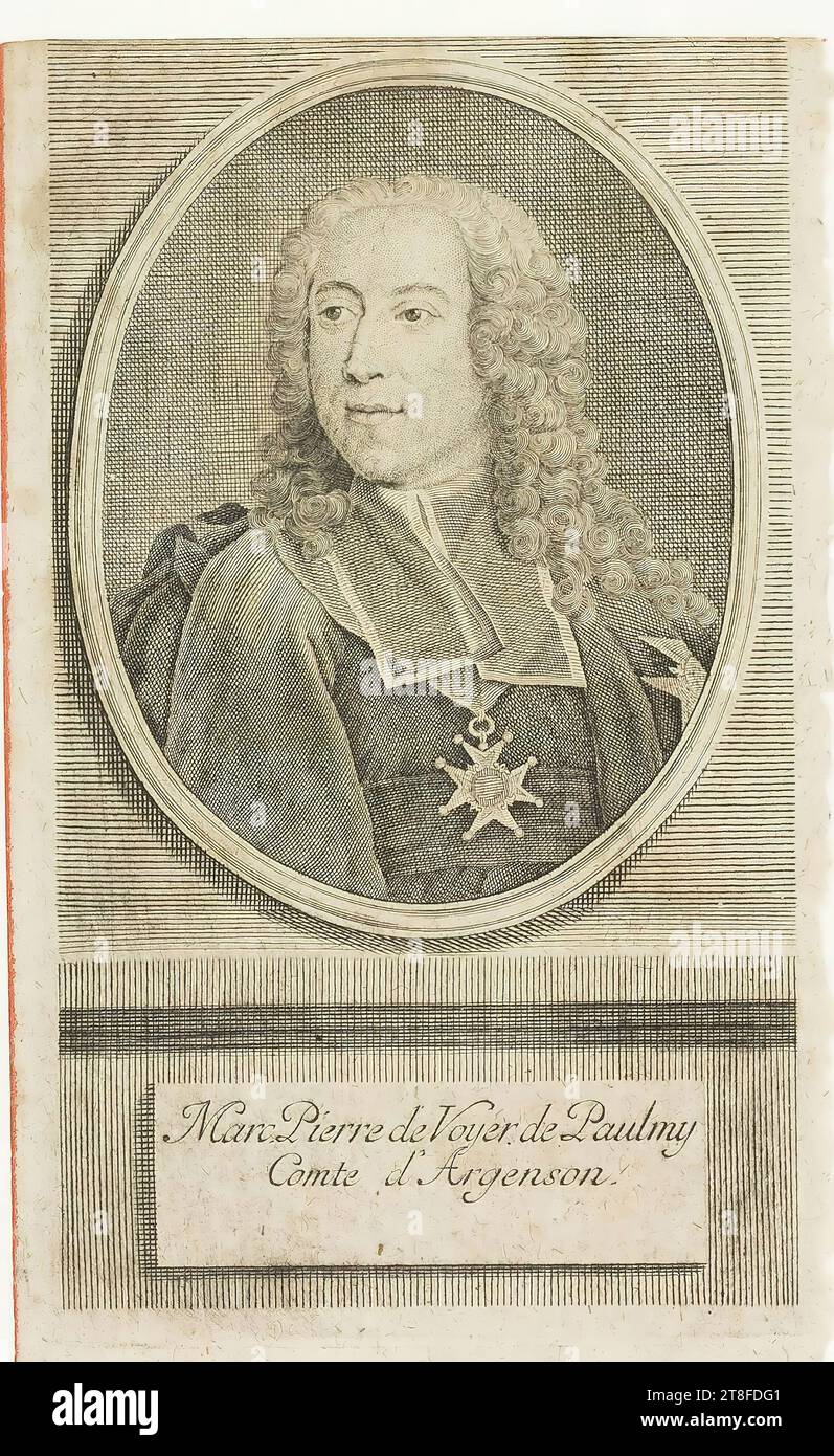 Marc-Pierre de Voyer. de Paulmy, Count of Argenson Stock Photo - Alamy