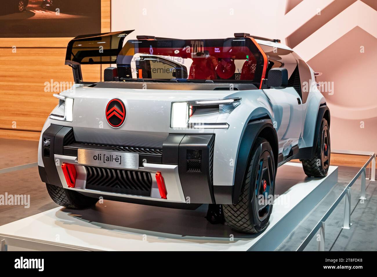 Citroen Oli all-electric pickup truck concept at the Brussels Autosalon ...