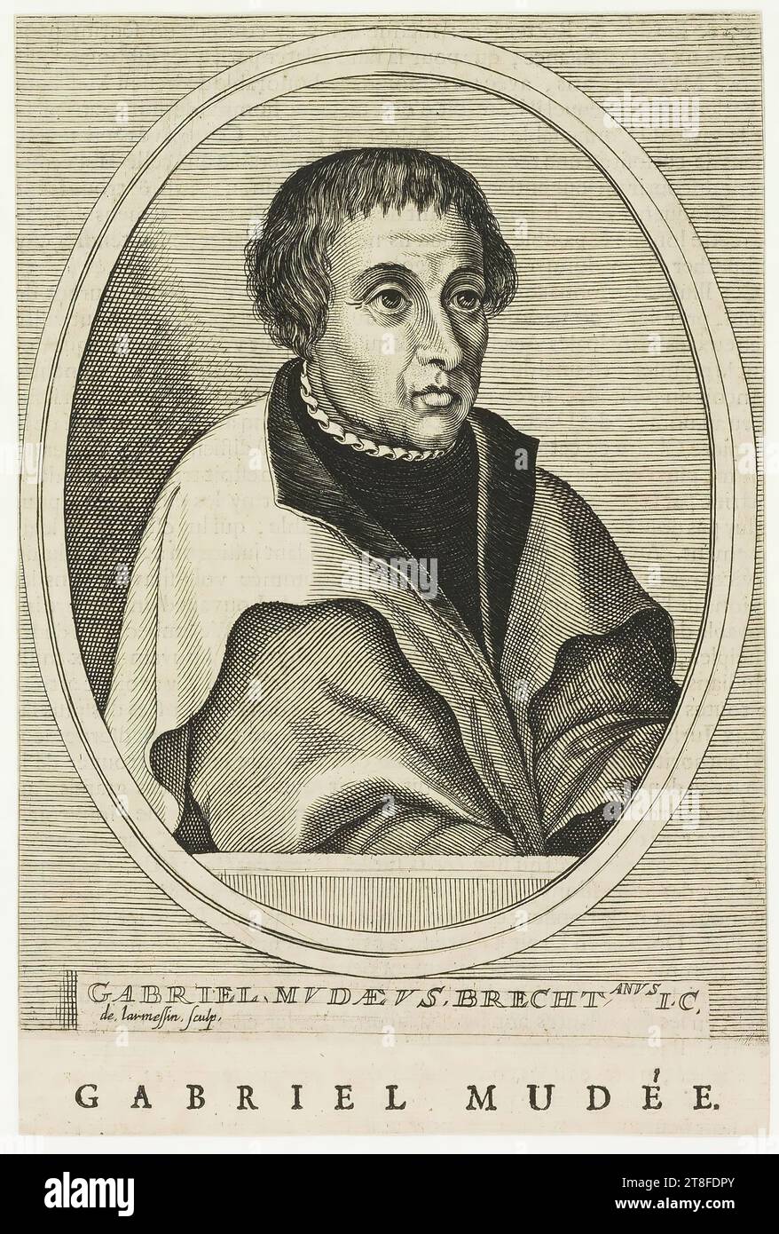GABRIEL.MVDÆVS.BRECHT,ANVS I.C. de. tearsin. Sculp. GABRIEL MUDEE Stock ...