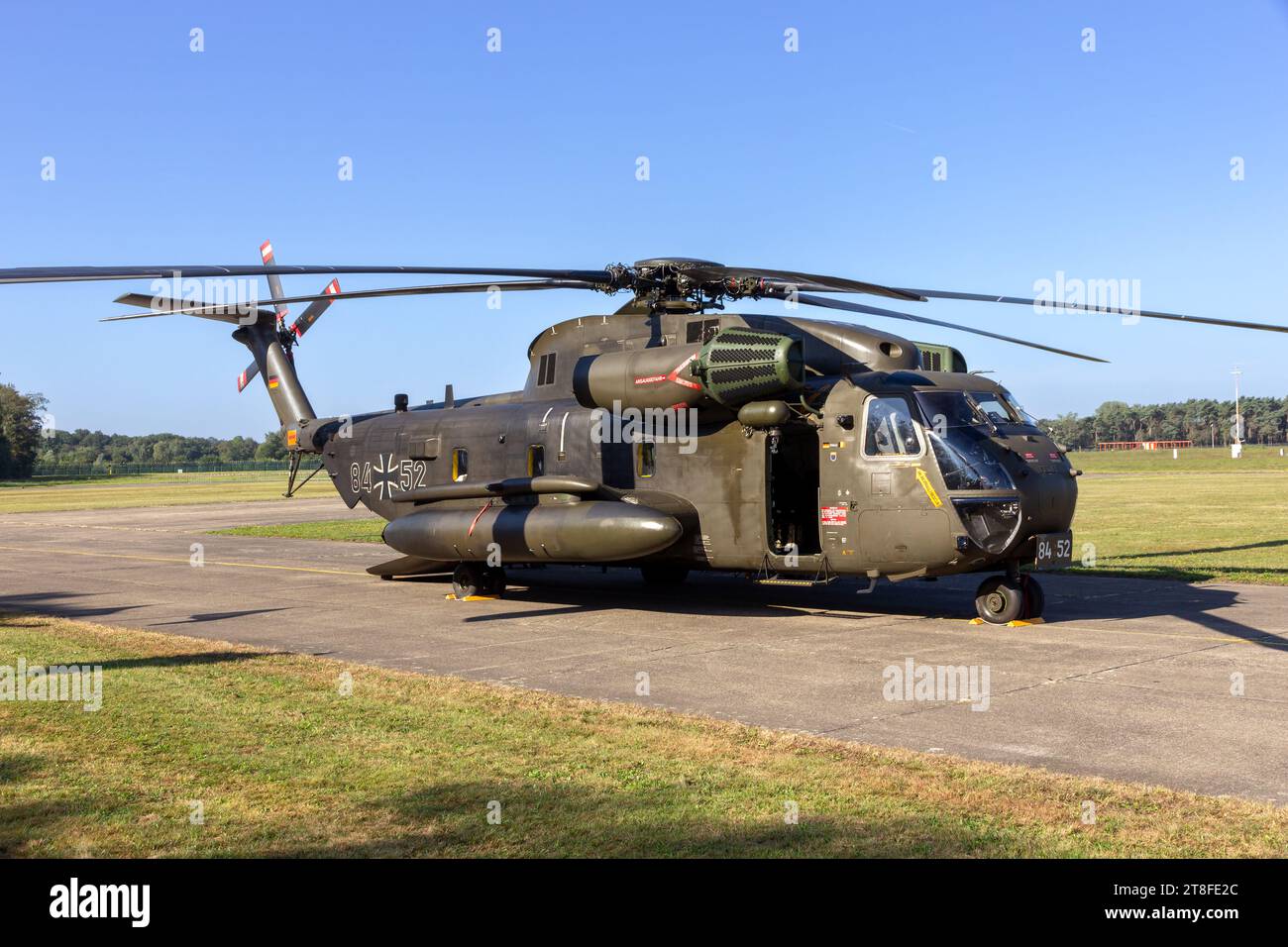 German Air Force Sikorsky CH-53 Stallion transport helicopter on the ...