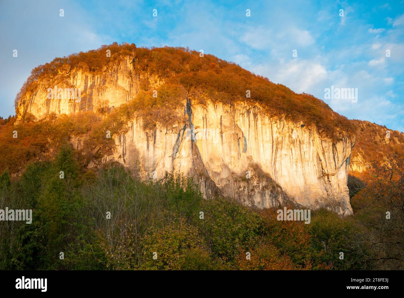 Cornalba white crag for sport climbing Stock Photo - Alamy