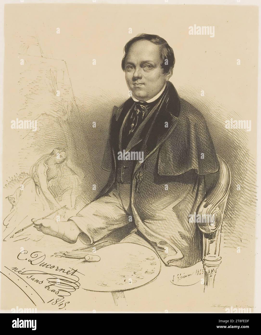 C. Ducornet, Born Without Arms, 1845. L. Ghémar 1845. La Renaissance N ...