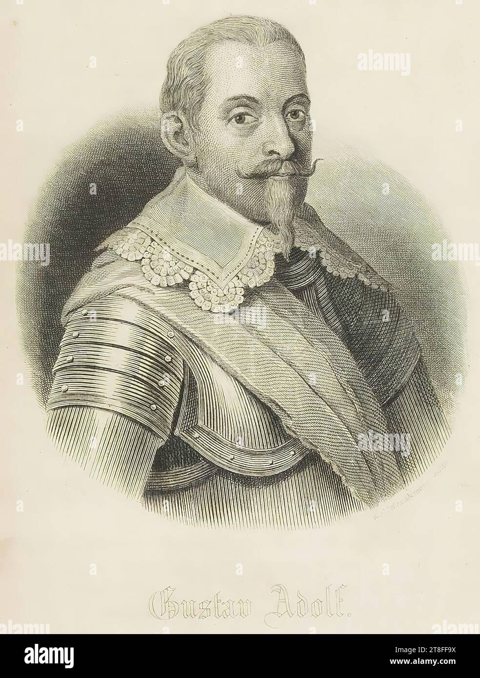 W.C. Wrankmore sculps. Gustav Adolf Stock Photo - Alamy