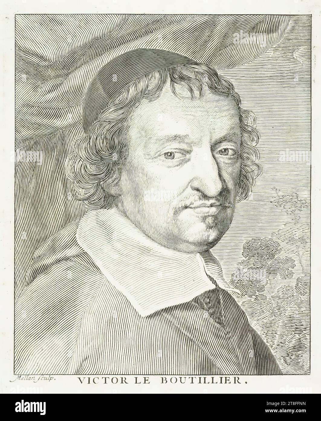 Mellan Sculp. VICTOR LE BOUTILLIER Stock Photo - Alamy