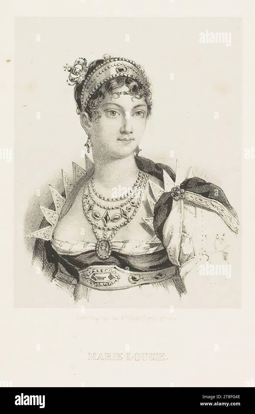 Lit. roy. of the Ve. Degobert, Brussels. MARIE LOUISE Stock Photo - Alamy