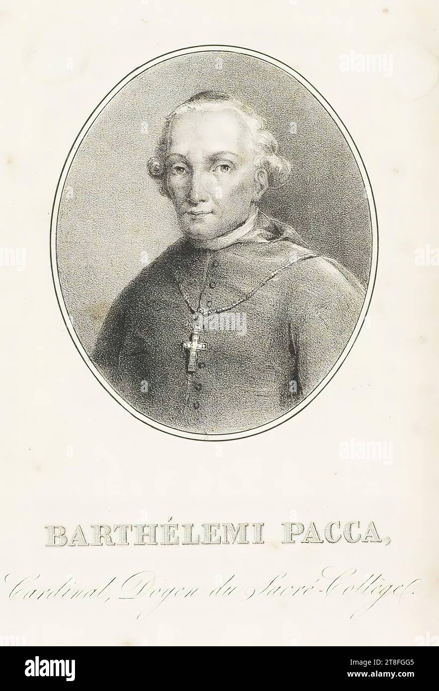 Cardinal barthelemi pacca hi-res stock photography and images - Alamy