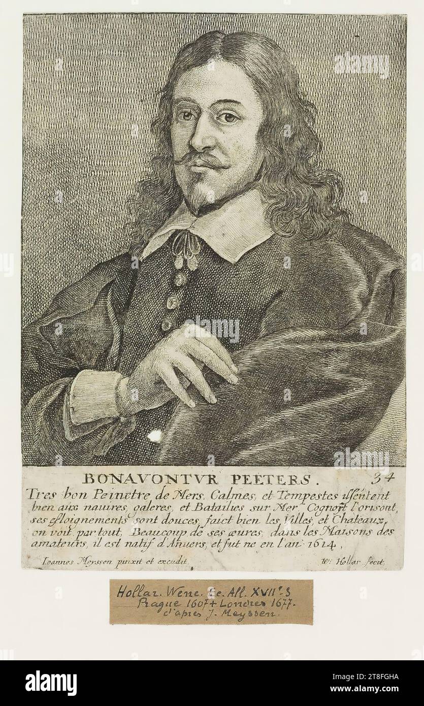 Clipping at bottom with inscription in pencil later added on support ...