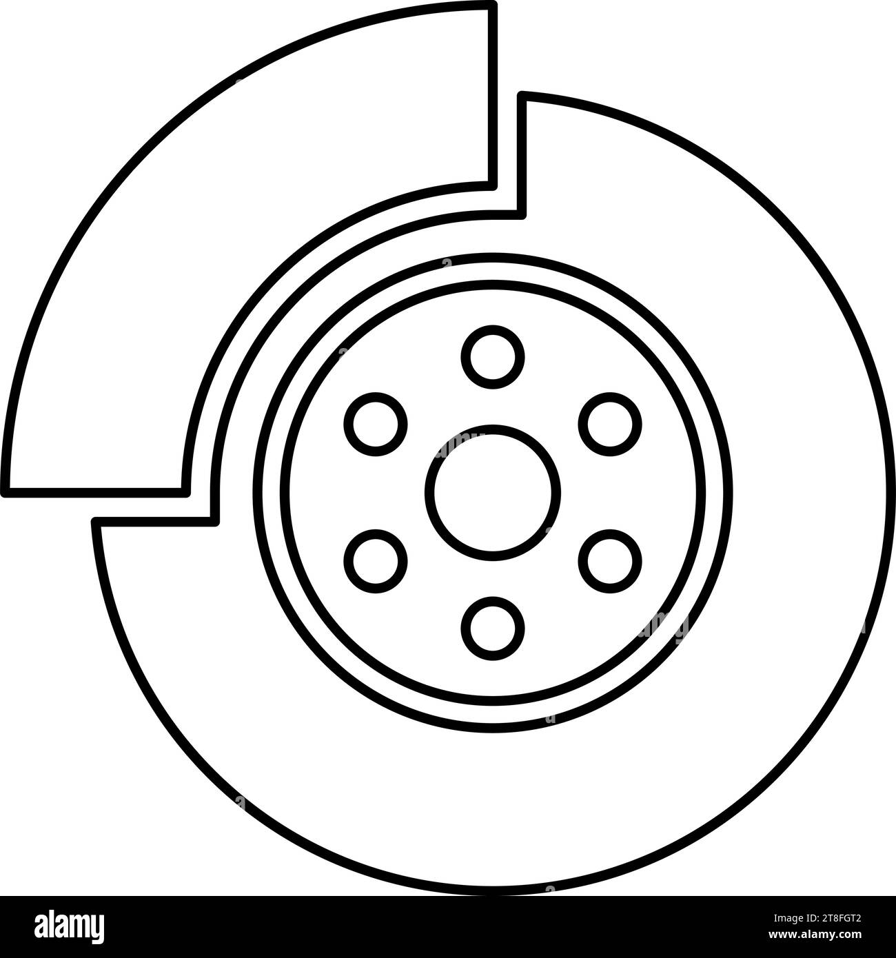 Black car braking Stock Vector Images - Alamy